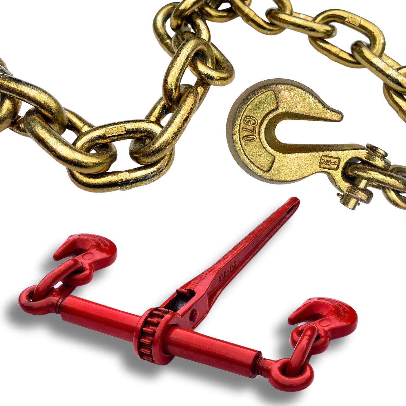 1/2" X 20' Chain and Binder Kit - Grade 70 | Carolina Tarps