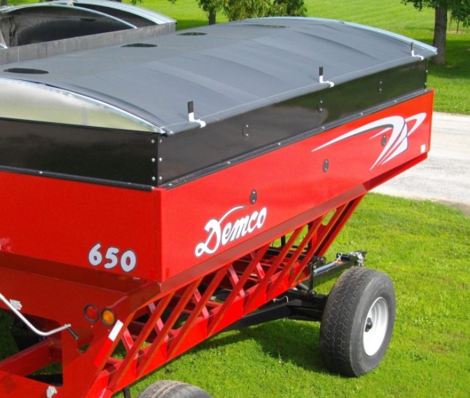 Grain Cart Premium Roll Tarp System - 8' wide, 17' long | Carolina Tarps