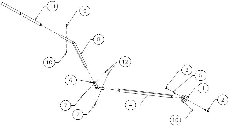 Michel's (OEM) Econo Flip Tension Control Arm Assembly Parts | Carolina ...