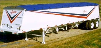 Hopper Bottom Side Roll Tarp Systems | Carolina Tarps