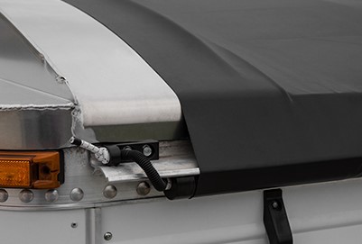 Chip Trailer Roll Tarp System - 35' X 96" - Agri-Cover EZ-LOC (Bows Not ...